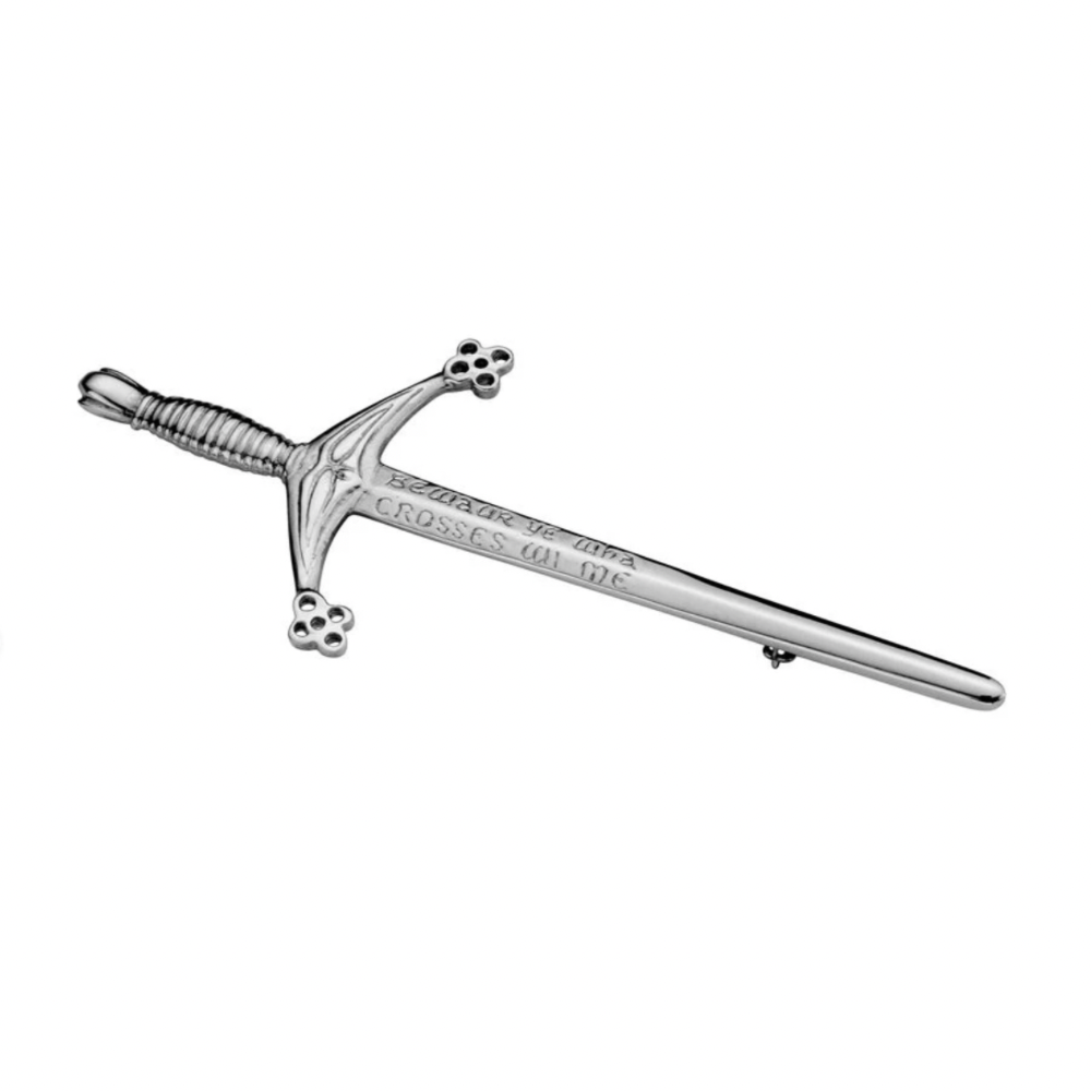 Bewaur Sterling Silver Kilt Pin - KP034 - Ogham Jewellery