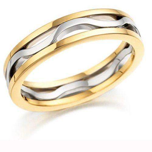 Bi-Colour Gold Wedding Rings | Ogham Jewellery