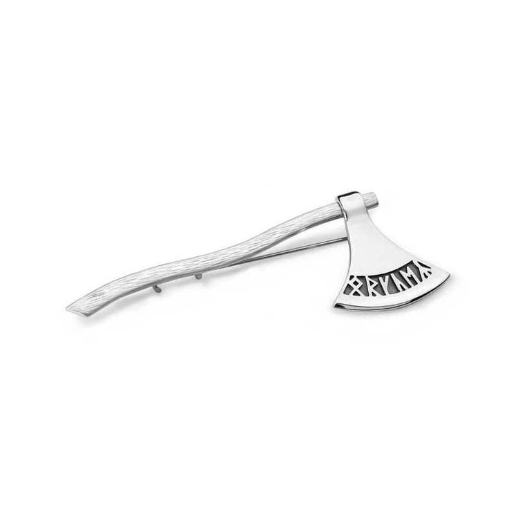 Orkney Runes Sterling Silver Kilt pin - 150032 - Ogham Jewellery